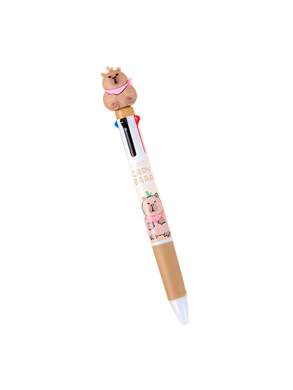 Многоцветная ручка 4-в-1 Выдвижная шариковая ручка 4 цвета Шариковая ручка-бочонок