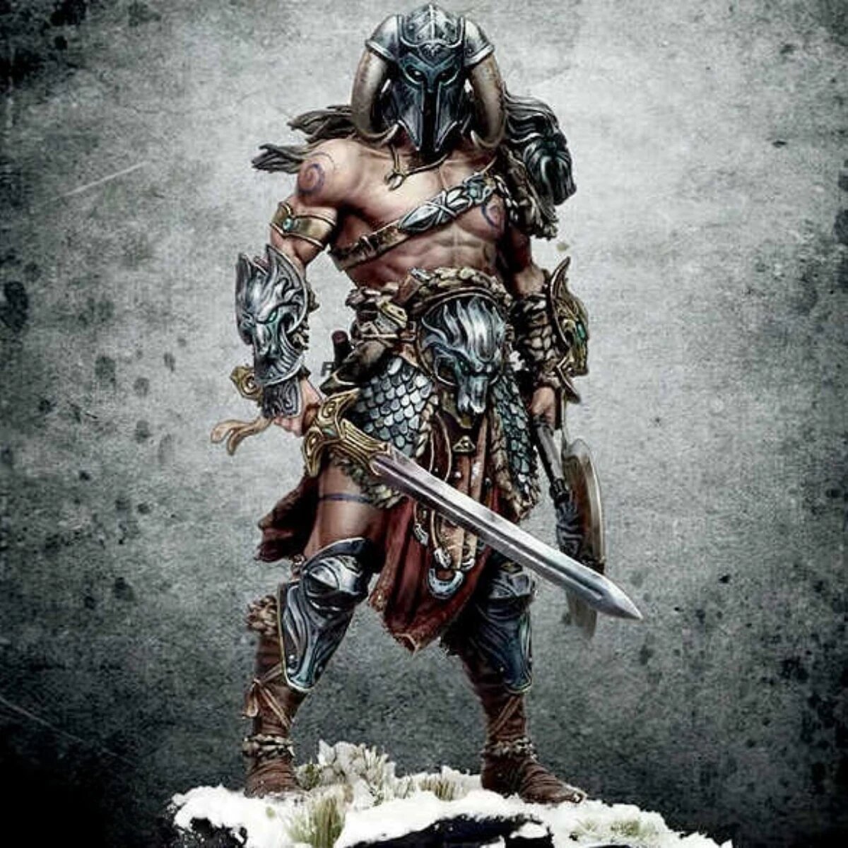 Набор для сборки модели MEEKLION MODEL Nordic Dragon Slayer 1/24