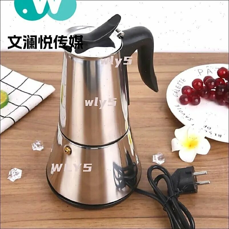 Кофеварка гейзерная KFJ001-923522, серый металлик