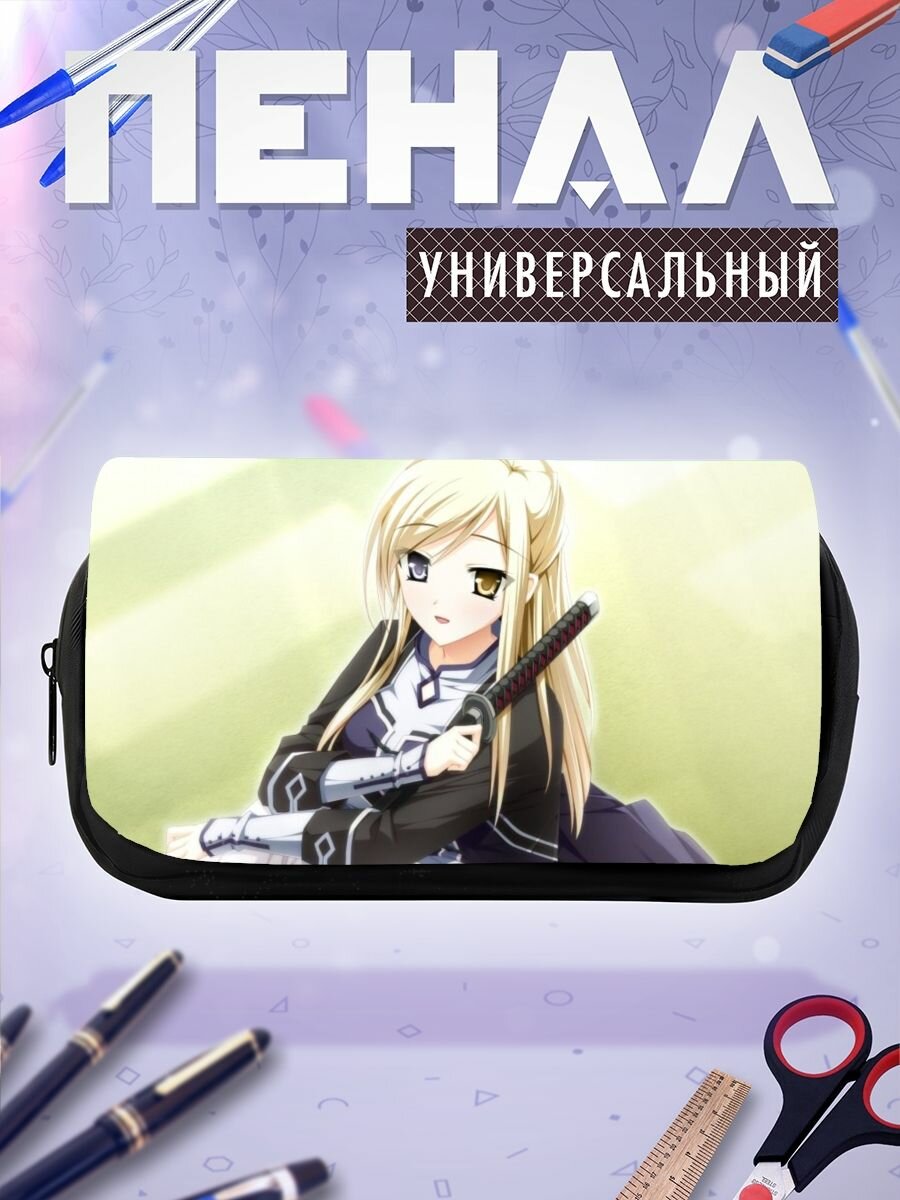Школьный пенал фигурка девушка