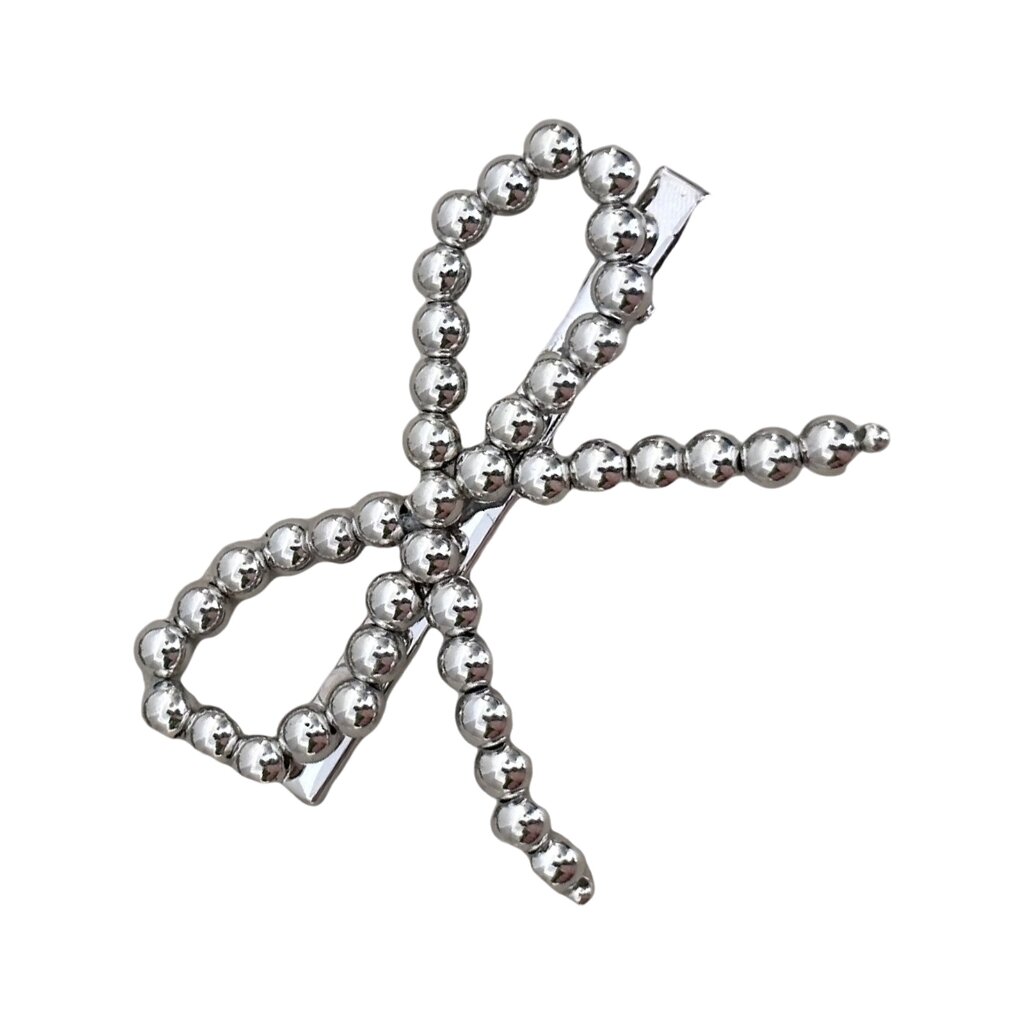 Металлическая заколка-бабочка из бисера, заколка для волос во французском стиле, заколки для девочек, заколка для кос, женские украшения для укладки волос, боковые банты для волос