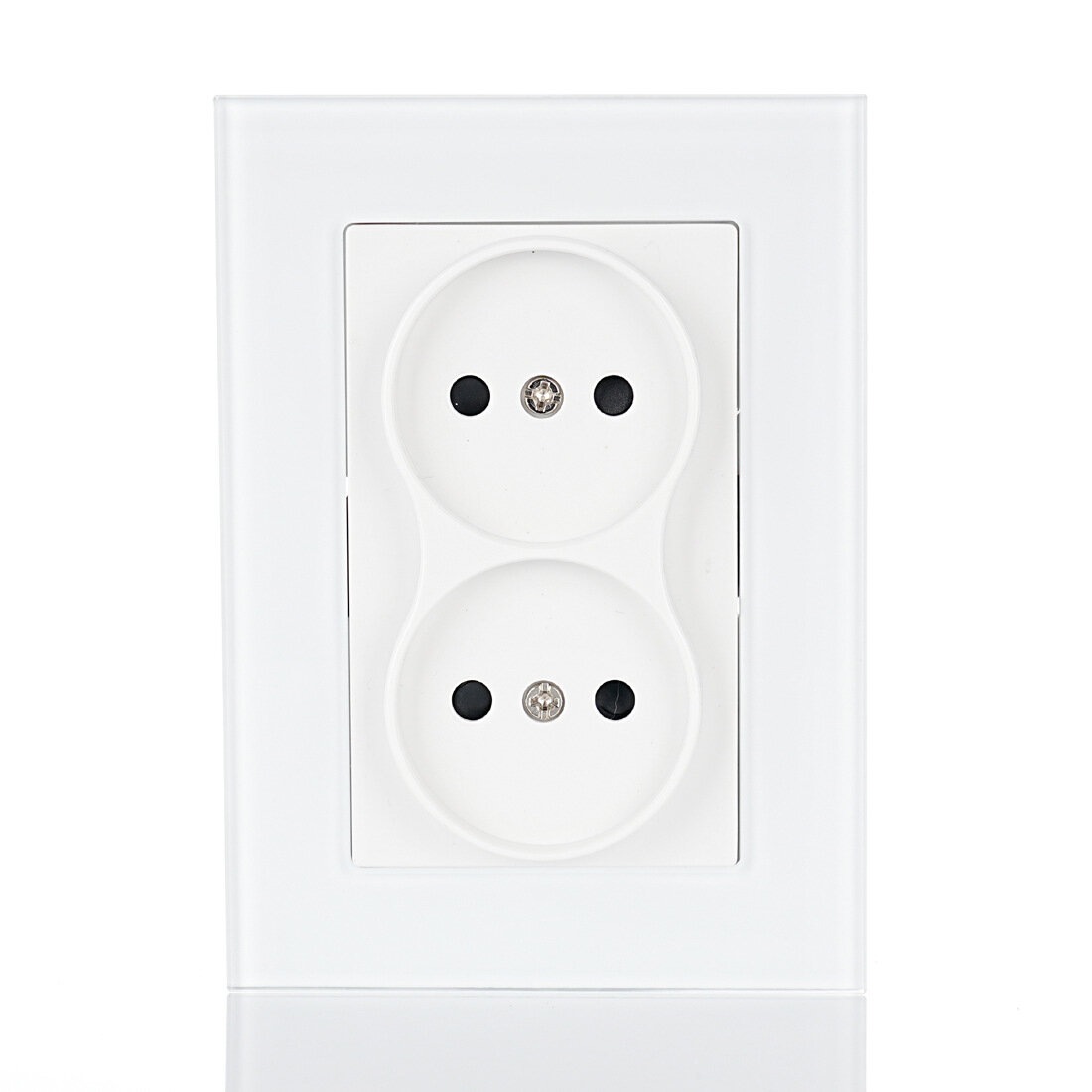 Европейский стандарт, вилка EU, двойная плоская вилка, российская розетка, европейская настенная розетка 250В 16А, закаленное стекло, CE