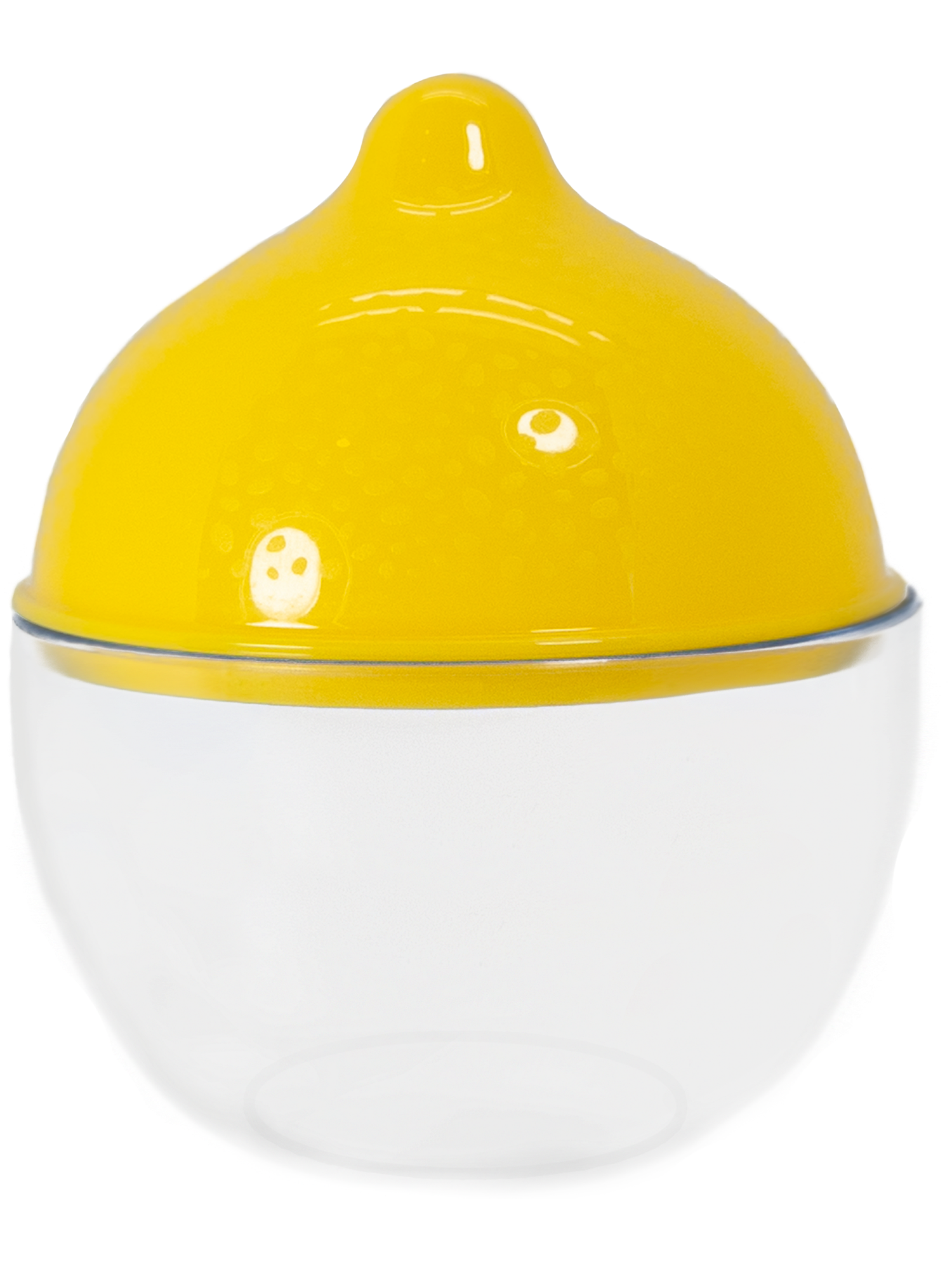 Емкость для хранения лимона Martika Люмици, 11x9x9см, прозрачный и желтый