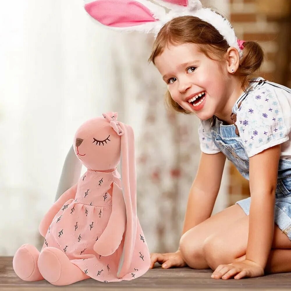 Кукла-зайчик мягкая игрушка, успокаивающие куклы 35cm, 2 шт.