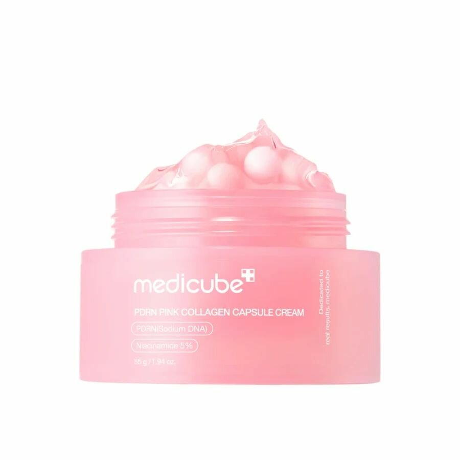 Medicube Коллагеновый крем для лица в капсулах с PDRN PDRN Pink Collagen Capsule Cream 55 г