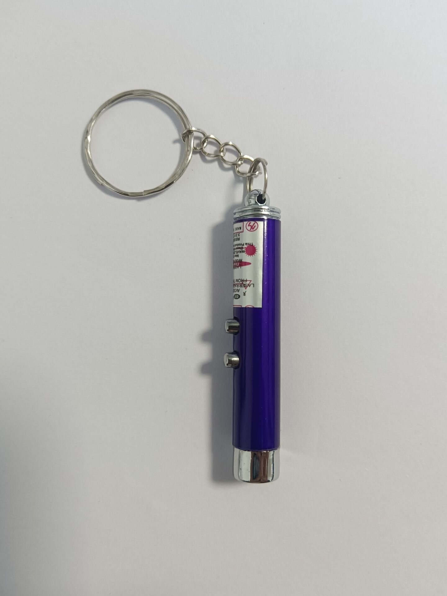 Алюминиевый сплав Подарок Аварийный Маленький Фонарик LED Лазерный Игрушка для Кошек Мини Брелок Свет Лазерная Указка