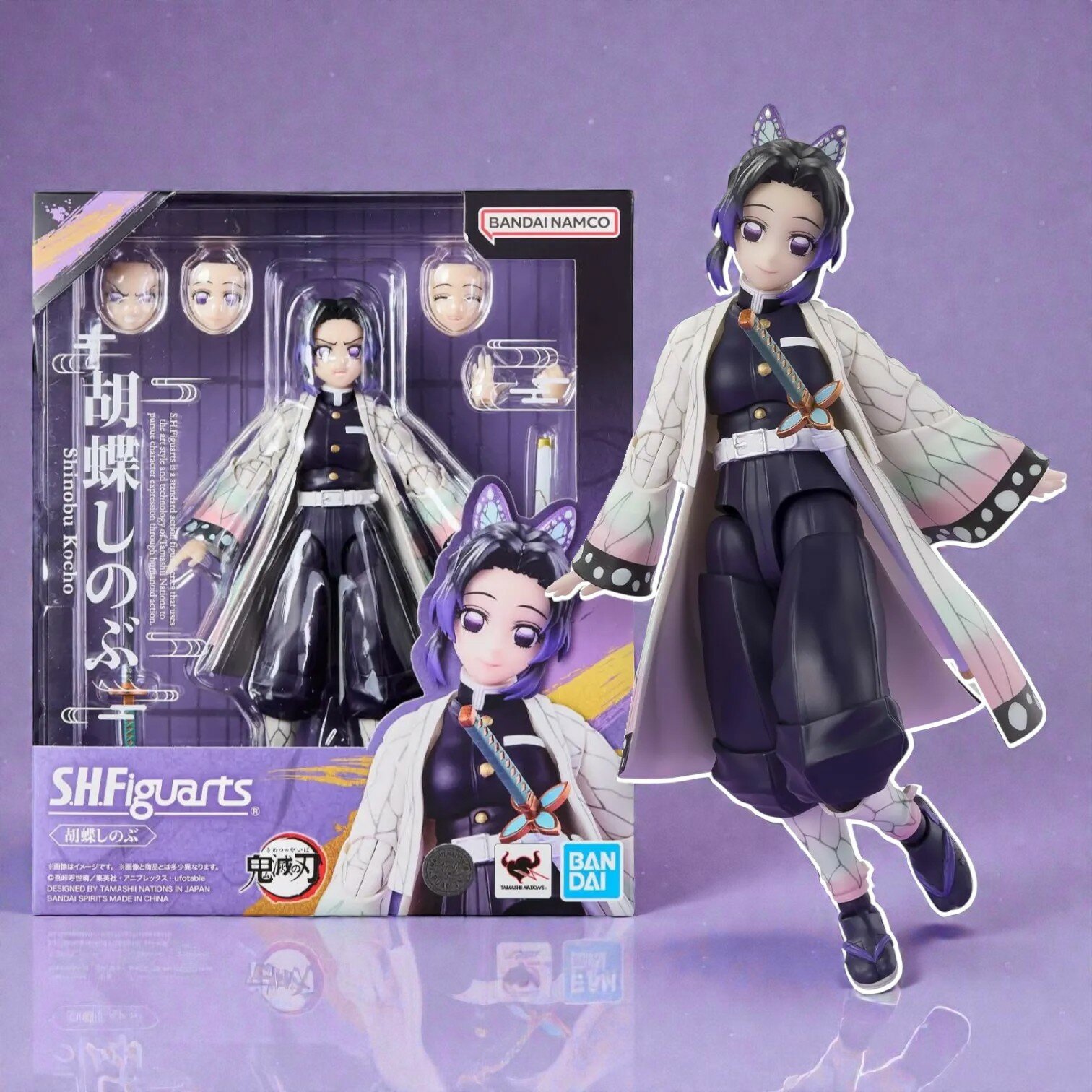 Фигурка Шинобу Кочо "Demon Slayer" от Bandai SH Figuarts, коллекционная, оригинал
