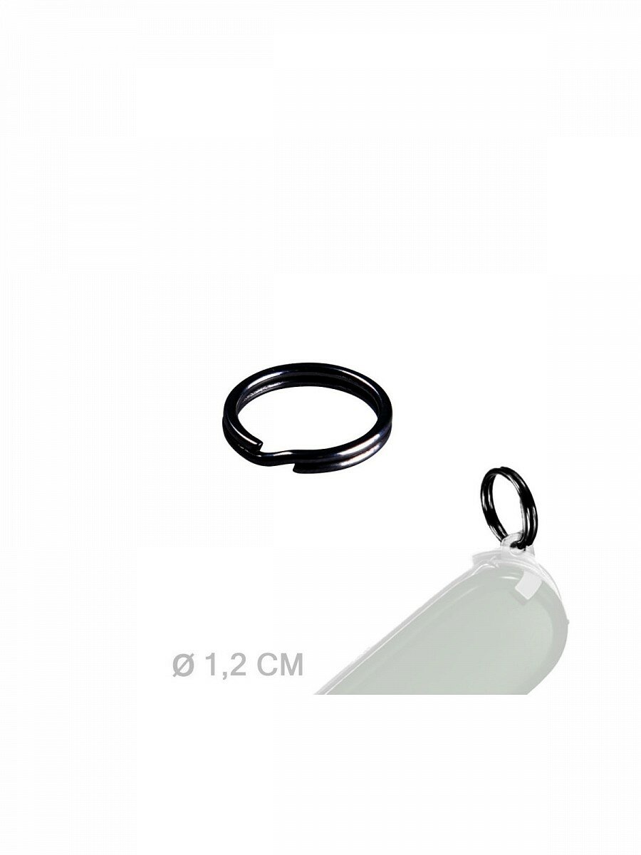 Большое кольцо для ключей Victorinox Big Key Ring D11 мм, черное (A.3640. P.10)