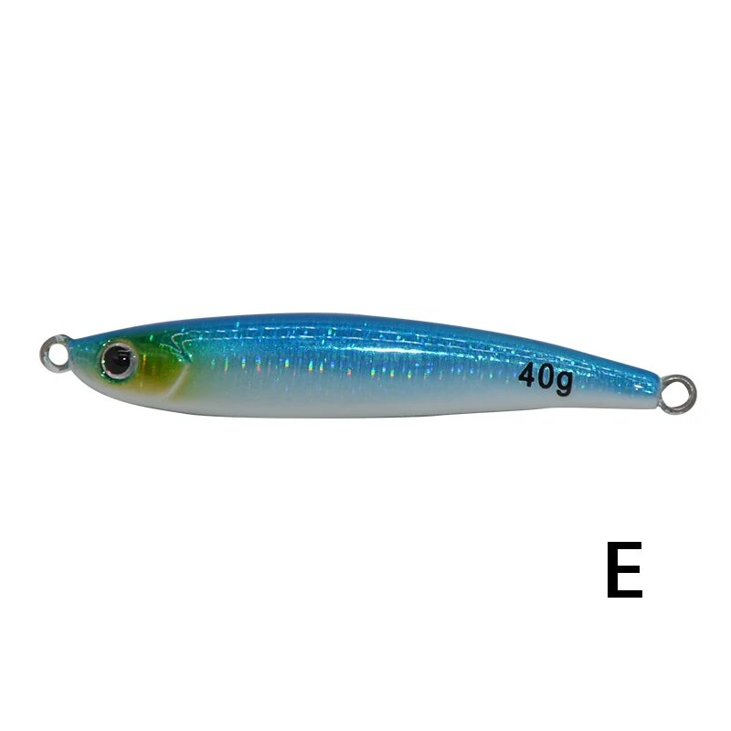 TAKEDO RX08 светящиеся приманки для морской рыбалки Голубой, 30g 6.5cm, E