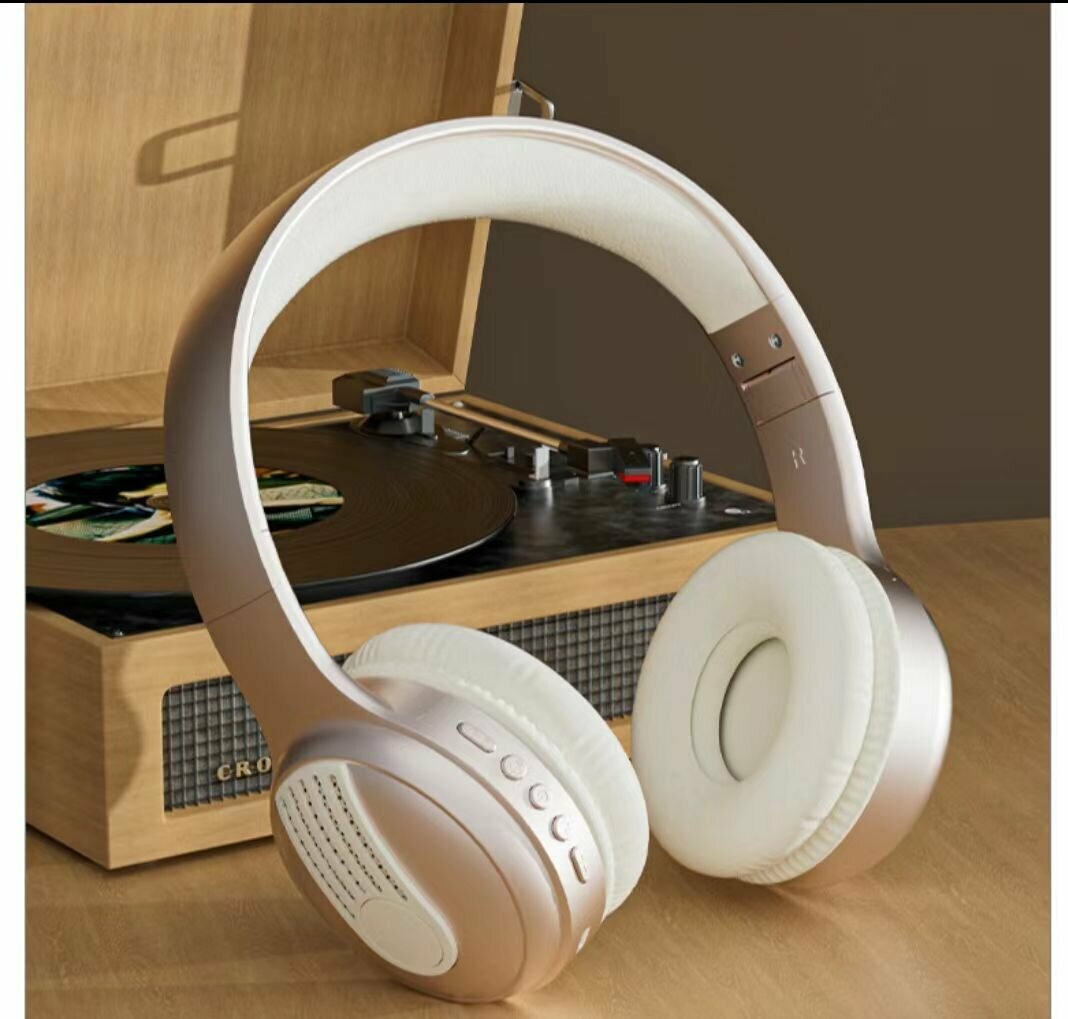 Беспроводные Bluetooth-наушники в ретро-стиле, модель KE-39, подходят для игр и прослушивания музыки.