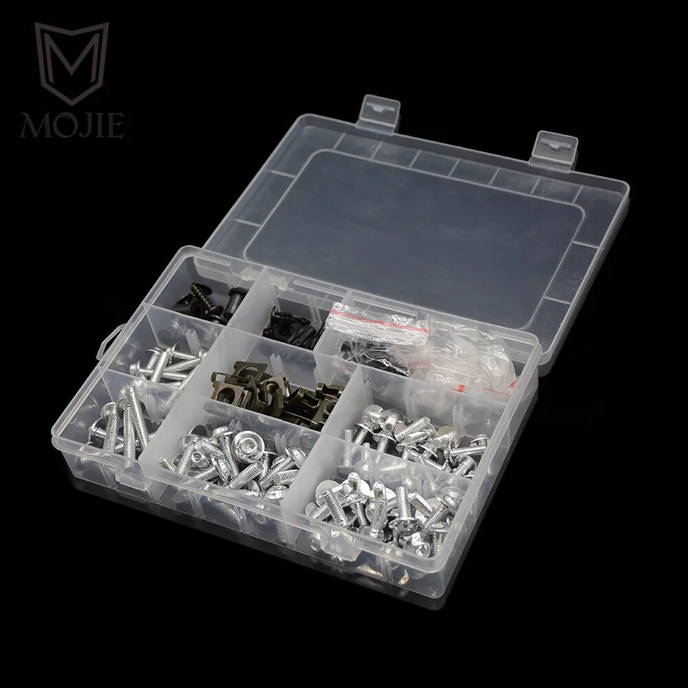 Комплект алюминиевых обтекателей для мотоцикла Honda CBR600 F2 F3 F4 F4i CBR600RR из АБС-пластика зажимы для крепления скорости винты Пружинные болты гайки Silver