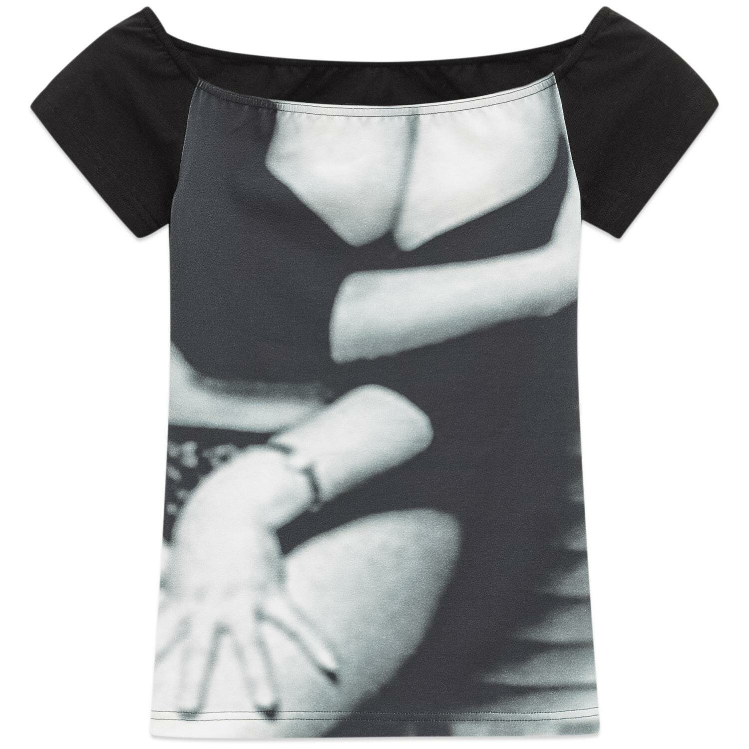 Футболка ФУТБОЛКА ELLISS JERSEY NOIRE OFF THE SHOULDER TOP
