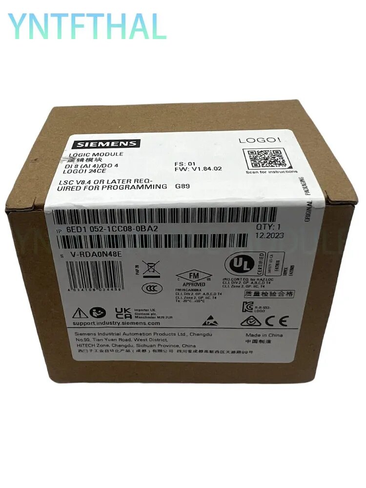 Новый оригинал Программируемый контроллер ПЛК Siemens 6ED1052-1CC08-0BA2 логический модуль