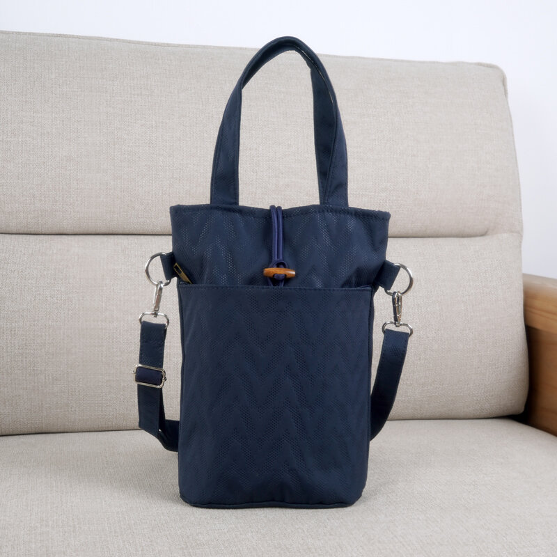 Утолщенная сумка через плечо с двойным держателем для стаканов, водонепроницаемая, с отделением для мамы, защитным чехлом, сумка для уличного зонта, изолированный держатель для стаканов