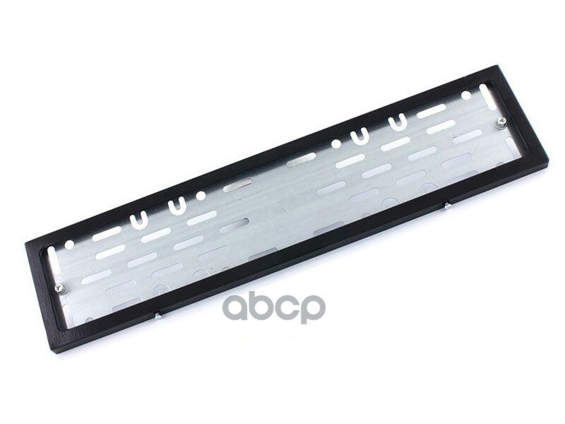 Рамка под номер черная с метал. адаптером в сб. DOLLEX арт. SPL23