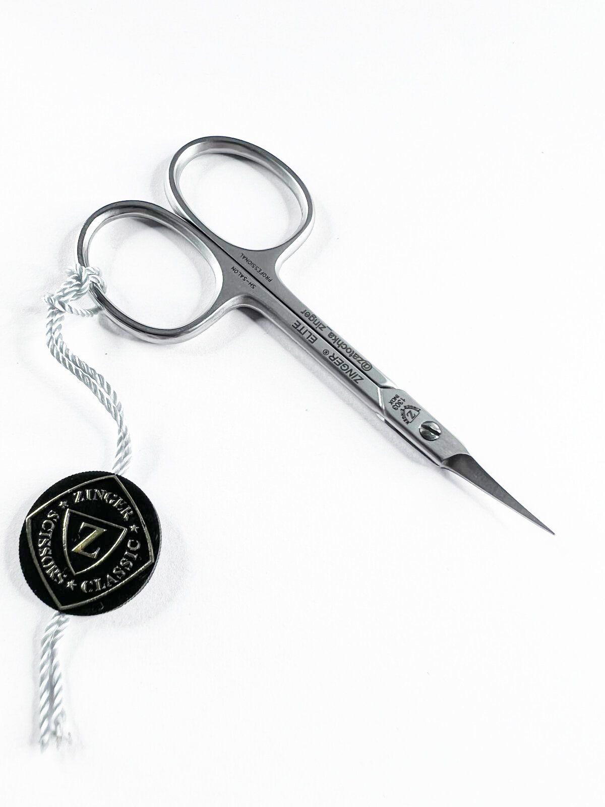 Маникюрные ножницы Zinger для кожи и ногтей Premium, 1303 salon Ручная заточка