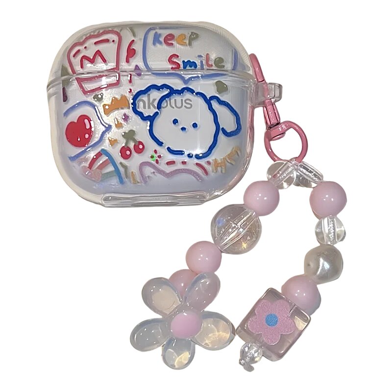 Чехол для Lenovo Livebuds LP40S PRAYSONG Lenovo LP40 Pro, Dog-Line-BU