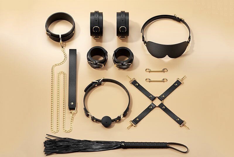 Набор игрушек для взрослых SM Props, электрический шок, секс-игрушки, парные наручники, кнут, наручники для рук и ног