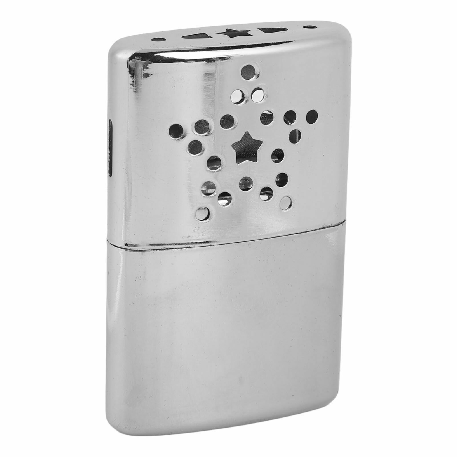 12-часовая многоразовая грелка для рук, быстро нагревающаяся, алюминиевая, портативная, карманная грелка для активного отдыха, серебристая