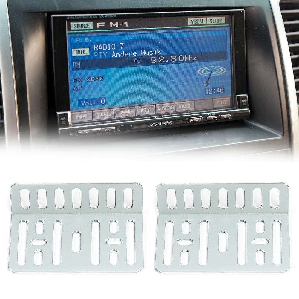 Универсальный монтажный кронштейн 2 Din для автомагнитол, DVD, CD