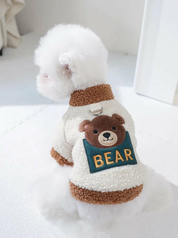 Одежда, LUCKY DOG, которую могут носить как собаки, так и кошки, белая, высококачественная ткань, удобная и теплая, изысканная и красивая