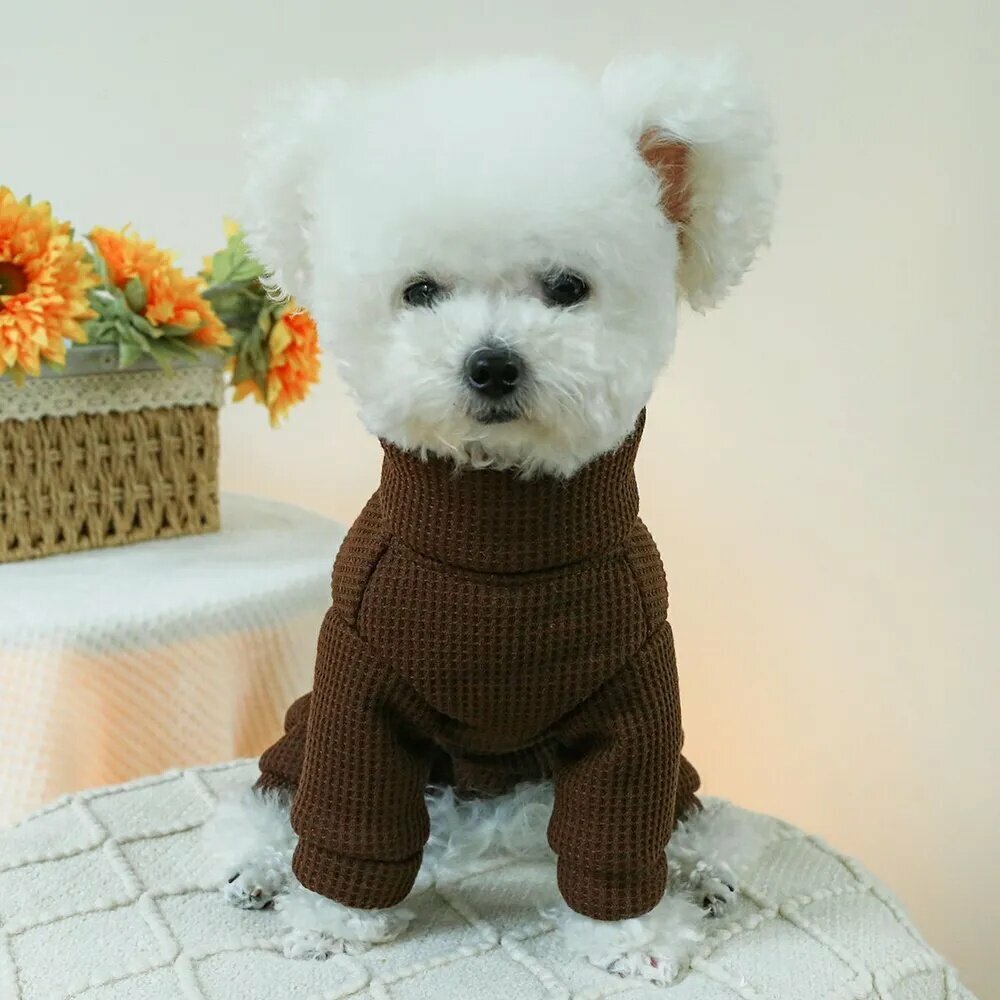 Комбинезон для собак мелких пород и кошек Arnydog "Waffle" коричневый, M (28-32 см)