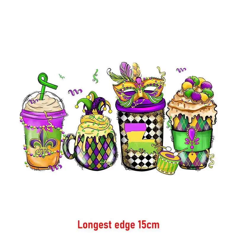 Набор для декорирования одежды PatchDIY мультяшный мотоцикл NTH-00697-17