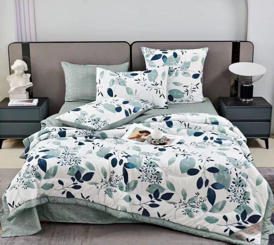 Комплект постельного белья размер двуспальный 2 с готовым одеялом Сатин