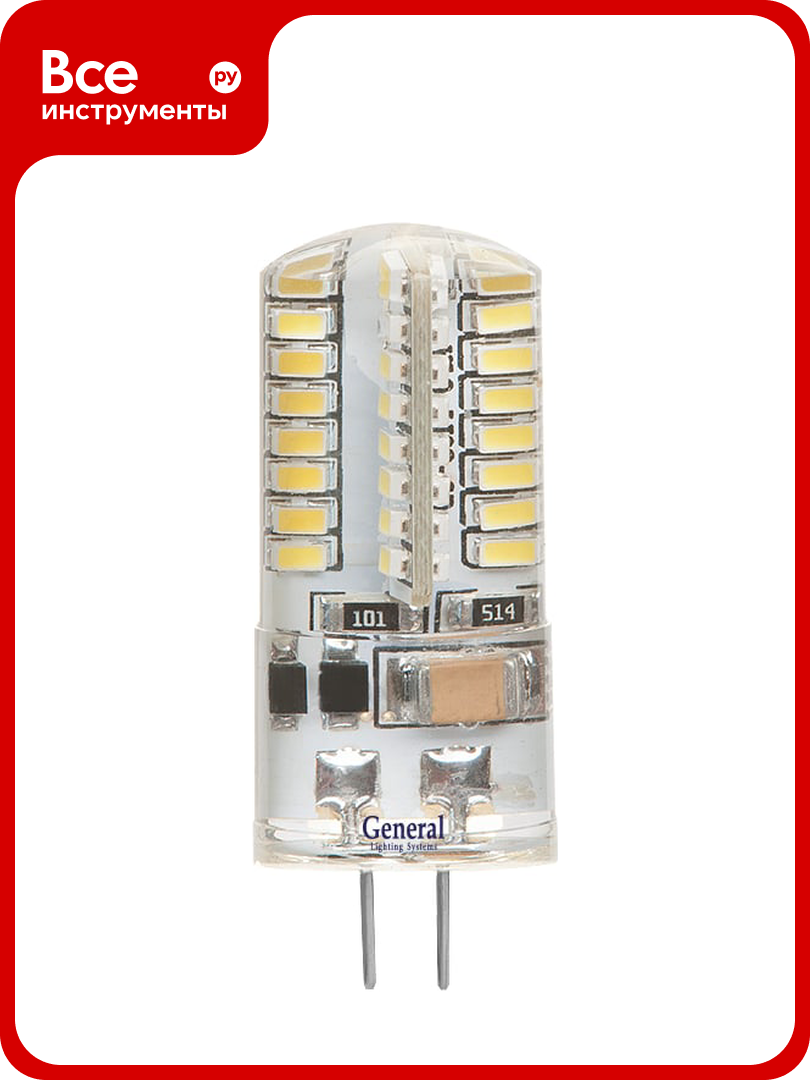 Светодиодная лампа General Lighting Systems G4-3W-S-12V-684500