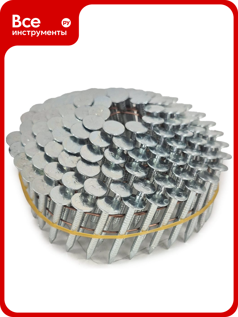 Кровельные барабанные гвозди Finka DPN 3.1x32 Ring GVZ гальваника, 3600шт DPN-3132GVZ-R