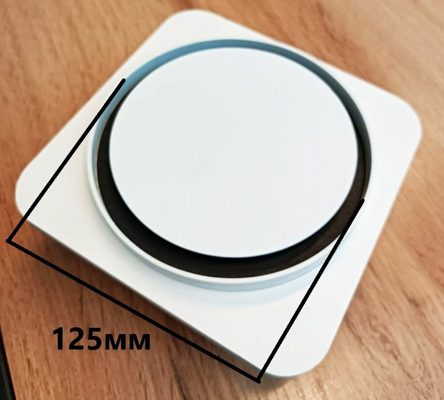 Теневая вытяжка с клапаном круглая (из переходника 100-125) для НП и ГКЛ (№136)