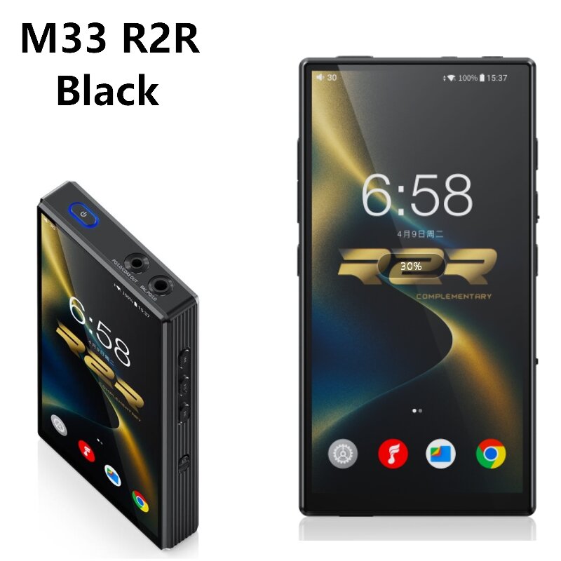 Fiio M33 R2r 8GB+128GB Портативный MP3 Bluetooth музыкальный плеер без потерь HiFi hard solution DSD