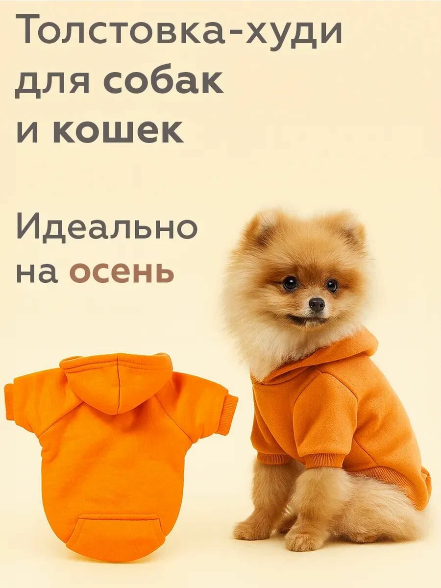 Одежда для животных. Кофта толстовка для собак и кошек.