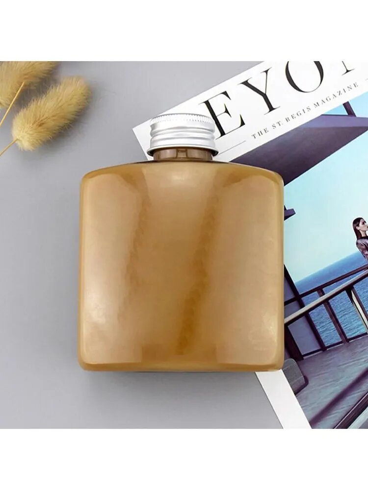 350 мл плоская Квадратная бутылка кофе