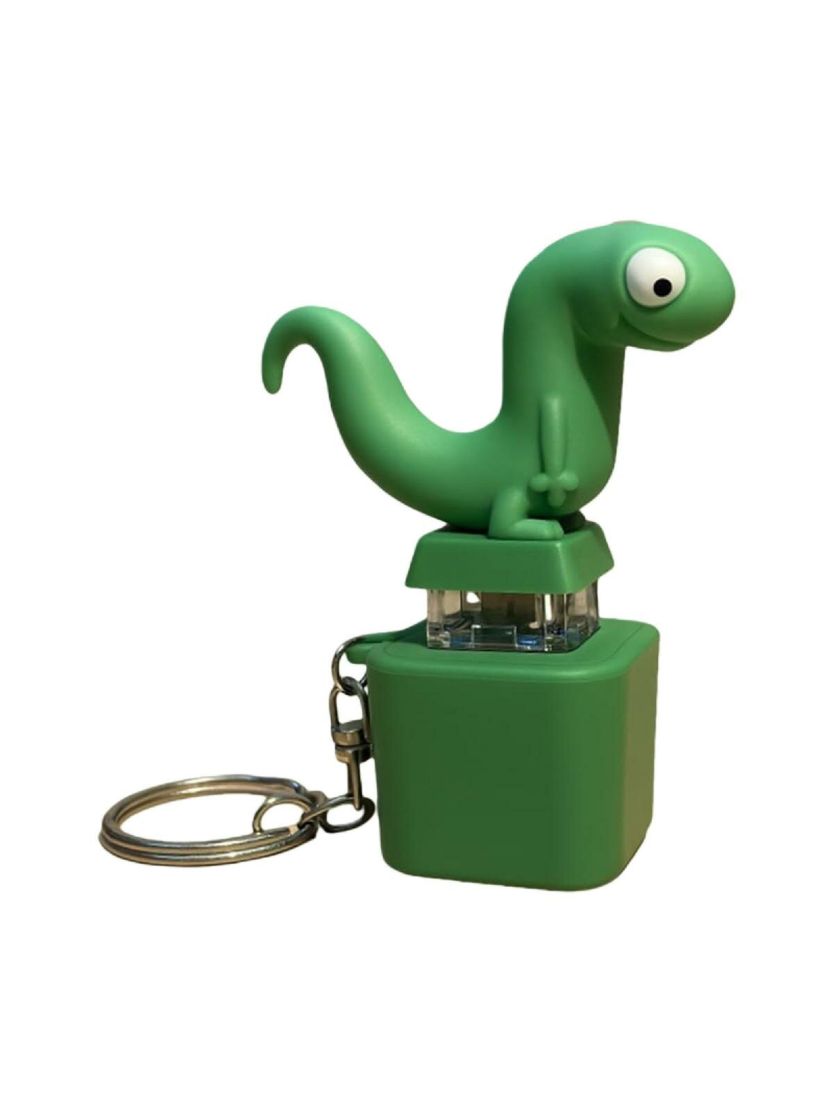 Брелок для снятия стресса в виде ящерицы со светящимся звуком