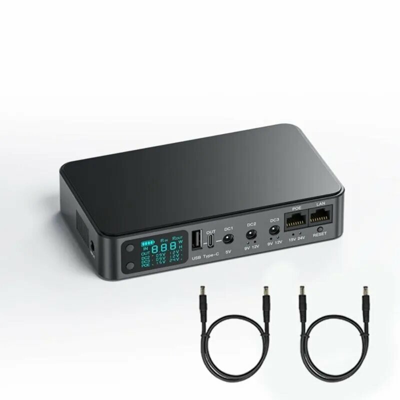 Мини-ИБП - источник бесперебойного питания, сменный аккумулятор типа DR2P-18000 мАч