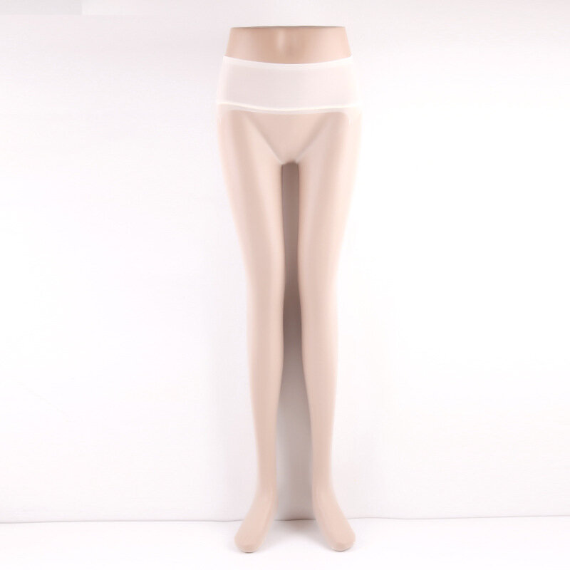 Чулки Manzi 0D ультратонкие, высокие, бесшовные, шелковистые, легкие, сексуальные, невидимые черные чулки, соблазнительные бесшовные чулки с базой