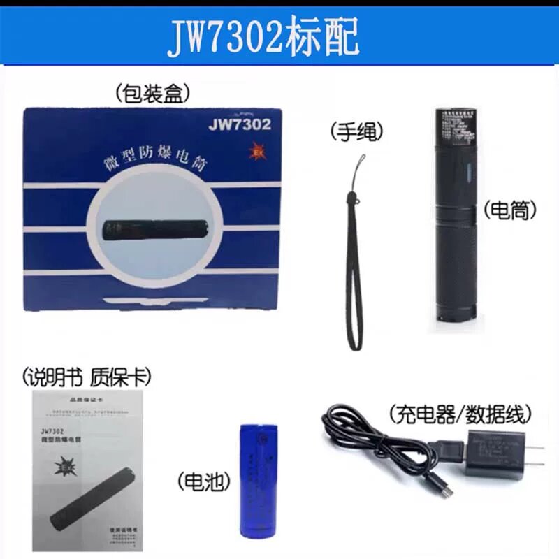 JW7302 Высокая яркость, взрывобезопасная, энергосберегающая, перезаряжаемая светодиодная лампа для головы