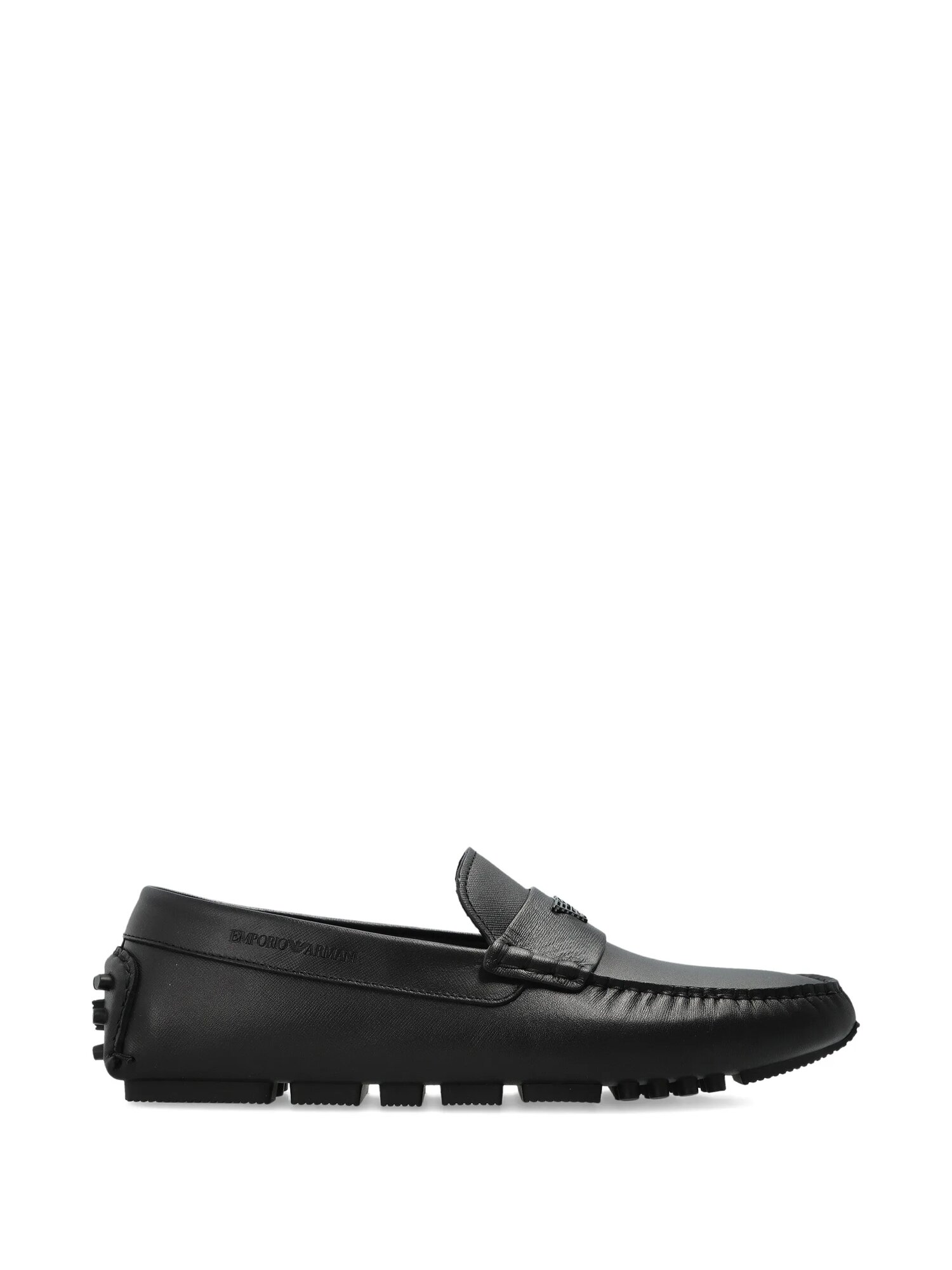 Лоферы Logo-detail leather loafers