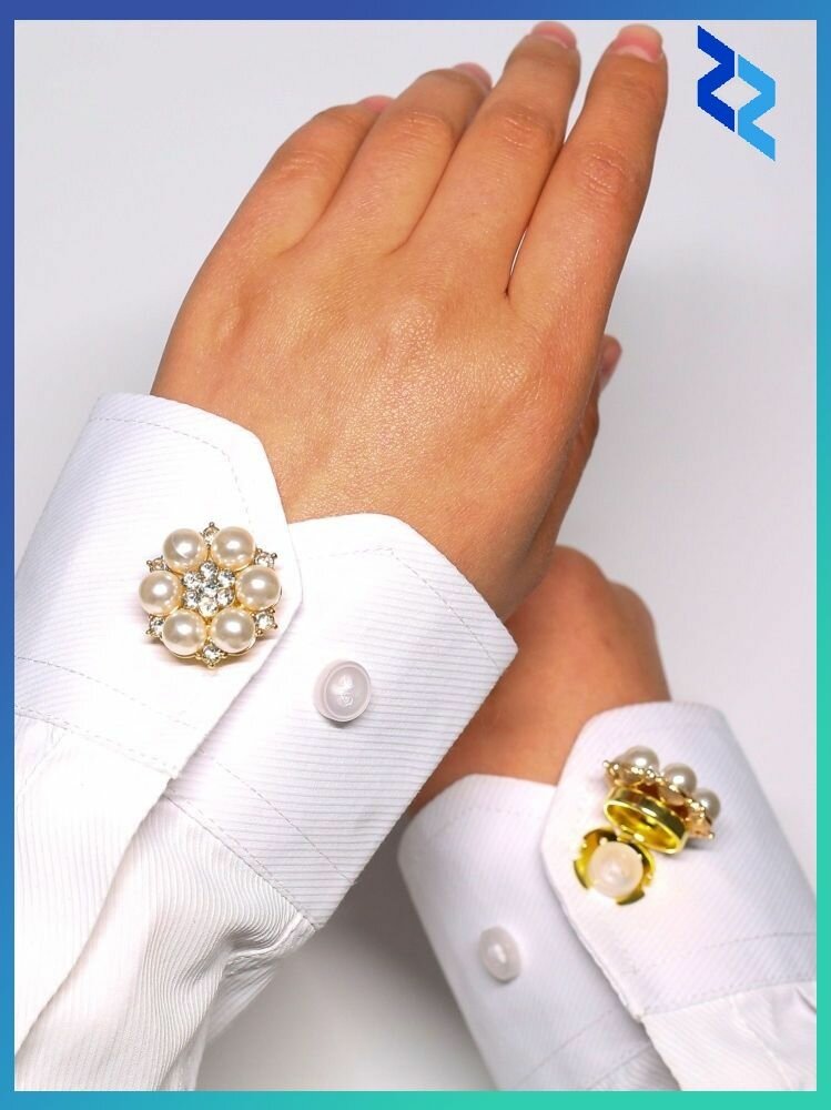 Накладки на пуговицы для рубашки и блузки, запонки декоративные, манжетные пуговицы