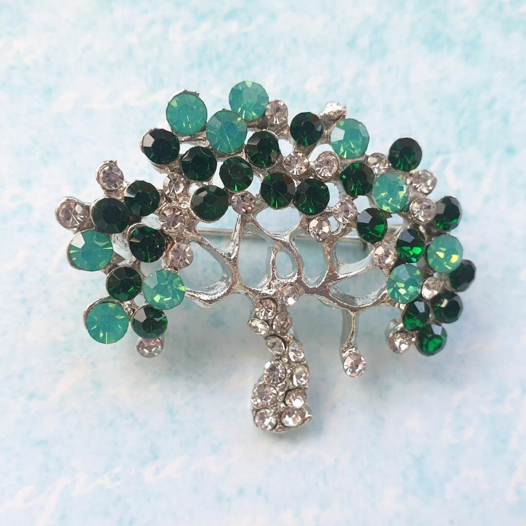 Брошь, кристалл