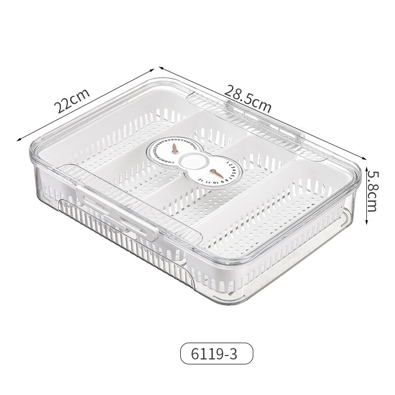 Многослойный холодильный контейнер для хранения, пластиковый контейнер для хранения пельменей и яиц, разделительный контейнер, пищевой контейнер для хранения свежести