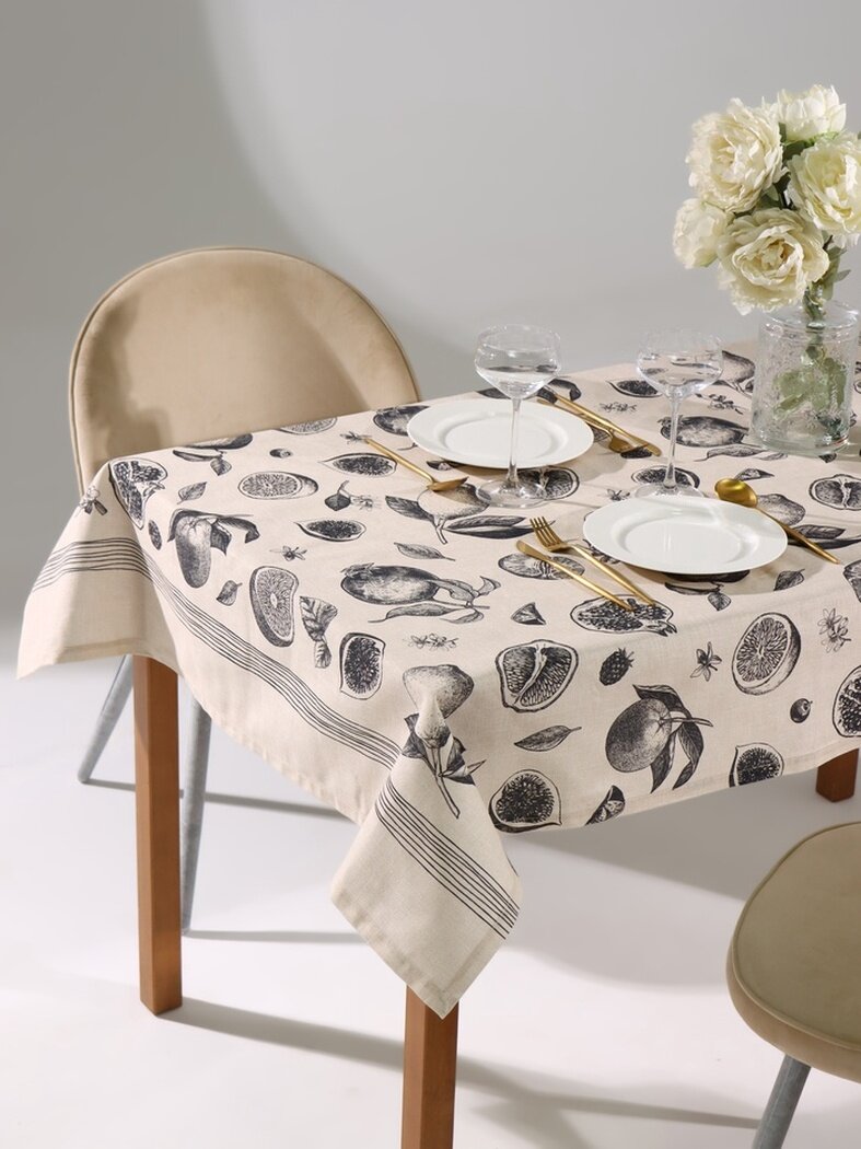 Скатерть Этель Healthy life 110х147 см, 100% хлопок, репс 210 г/м2