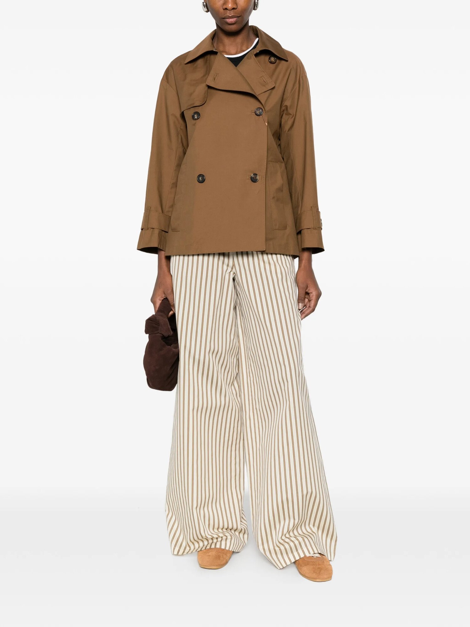 Бомбер Max Mara, размер 44, коричневый — фото 1