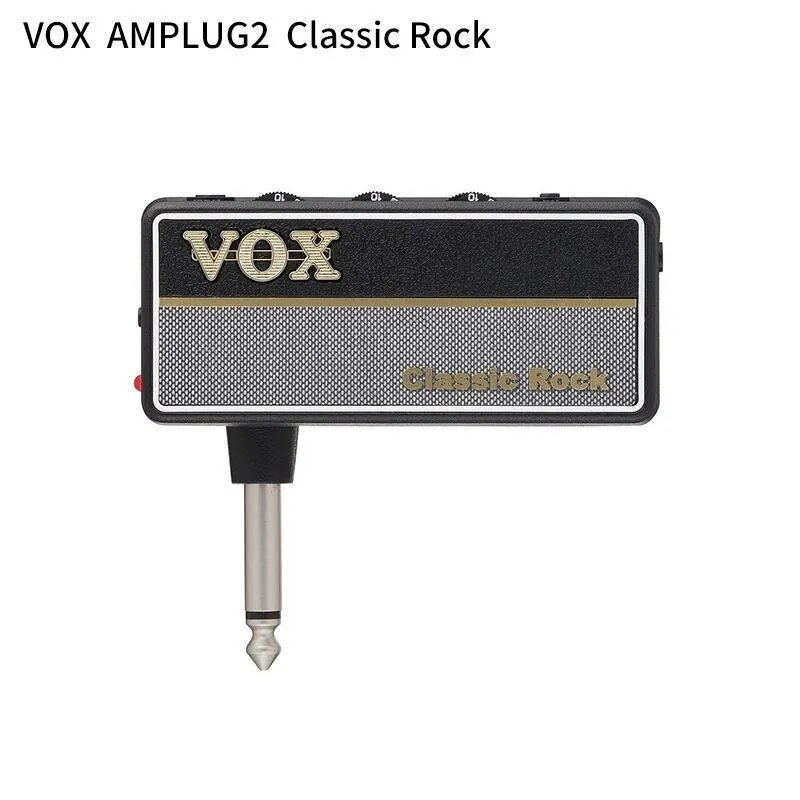 VOX AMPLUG2 Classic Rock Портативный мини-усилитель для наушников, гитары/бас-гитары, аксессуары для гитары