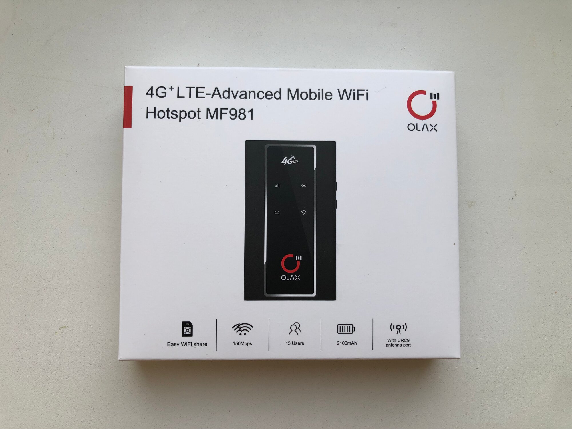 Olax MF981. Роутер карманный 4G+LTE-Advanced Mobile Hotspot.