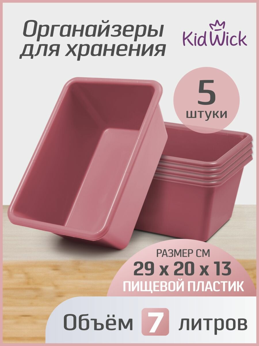 Стеллаж ящик для игрушек Kidwick