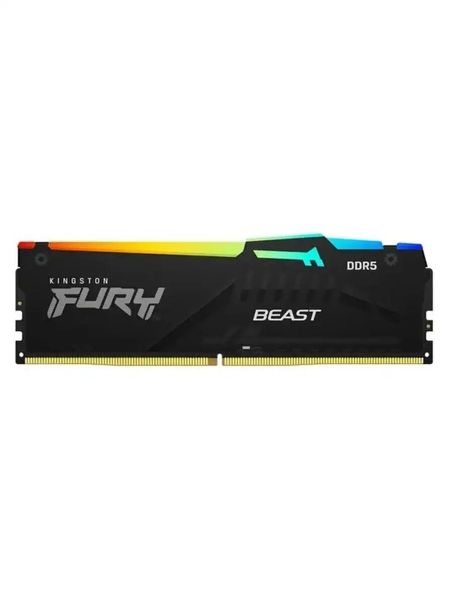 Модуль памяти Kingston Fury Beast KF560C40BBA-16 DDR5 16ГБ 6000МГц DIMM