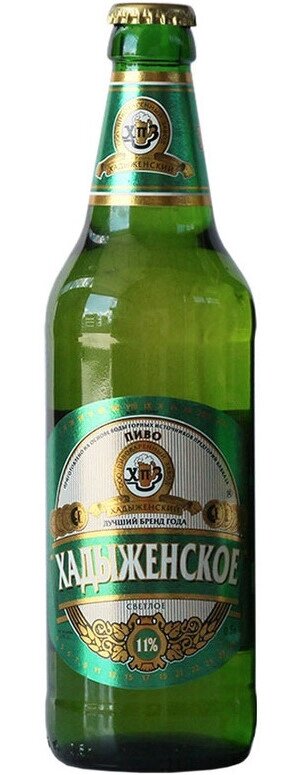 Пиво "Хадыженское" Светлое, 0.5 л