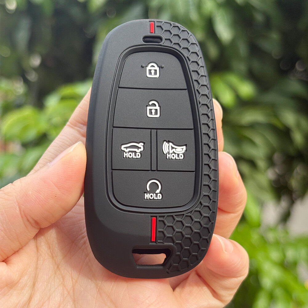 Подходит для Hyundai NEXO Santa Fe Tucson Sonata Azera Staria Kona Creta Solaris Elantra Защитный чехол для силиконовых ключей